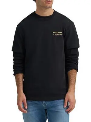 LEEM Workwear Uniform Graphic T-shirt - Black