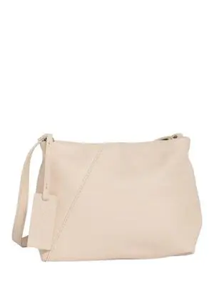 MAISON MARGIELA Folded Leather Shoulder Bag - Tapioca