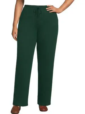 LANDS' END Serious Sweats High Rise Pants - Pine