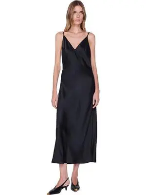 ANINE BING Blanca Midi Dress - Black