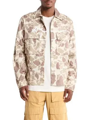 ICECREAM Print Field Shacket - Camo