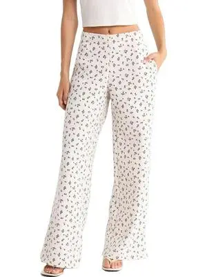 PACSUN PacSun Ditsy Floral Wide-Leg Sweatpants