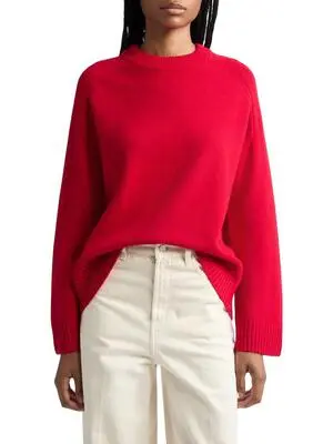 REISS Riley Wool & Cashmere Sweater - Red