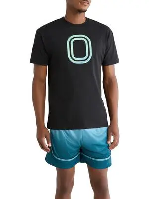 OVERTIME Motion Graphic T-shirt - Black