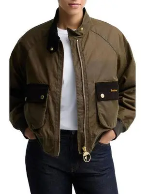 Barbour Ivybridge Waxed Cotton Jacket - Beech/ancient