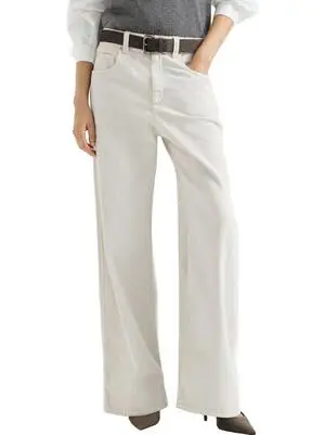 Brunello Cucinelli Loose Barrel Trousers - Panama