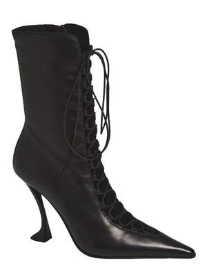 Jeffrey Campbell Whimsigoth Leather Bootie - Black