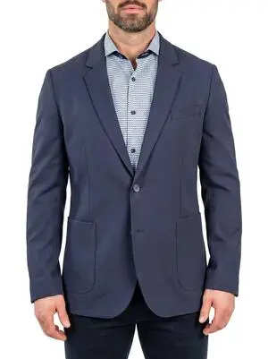 MACEOO Descartes Unconstructed Sport Coat - Blue
