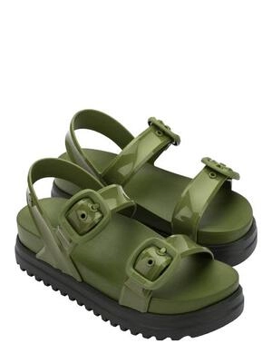 Melissa Cozy Platform Sandal - Green