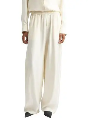 Alexander Wang Silk Track Pants - Ivory