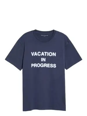 MUSEUM OF PEACE & QUIET Vip Graphic T-shirt - Navy