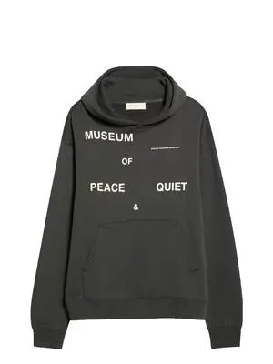 MUSEUM OF PEACE & QUIET Publishing Dept. Graphic Hoodie - Black