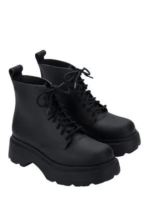 Melissa Coturno Soft Platform Boot - Matt Black