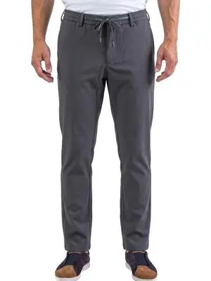 MACEOO Drawstring Waist Performance Pants - Grey