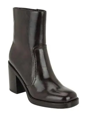 Nine West Boston Faux Leather Bootie - Dbr01
