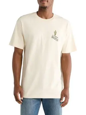 Brixton Keslo Graphic T-shirt - Cream