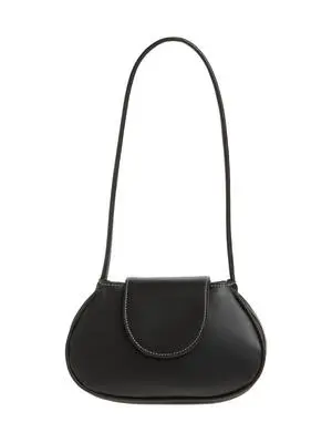 FOR THE AGES Ineva Faux Leather Baguette - Black