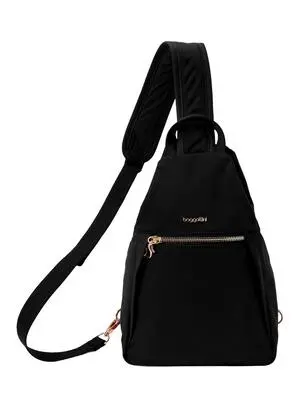 BAGGALLINI Securtex Jet Set Anti-theft Triangle Sling - Black