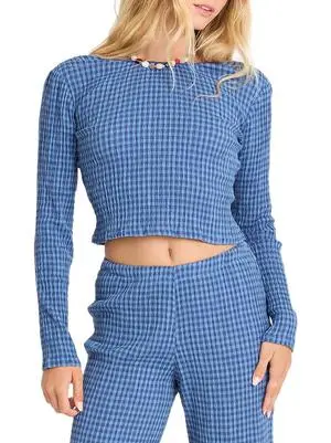 BILLABONG Billabong Twilight Dreamer Long Sleeve Cropped Top