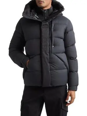 Moncler Madeira Hooded Puffer Jacket - Black