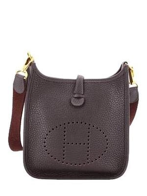 Hermès Evelyne Bag Gen Iii Clemence Tpm - Brown