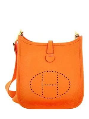 Hermès Evelyne Bag Gen Iii Clemence Tpm Orange