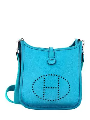 Hermès Evelyne Bag Gen Iii Clemence Tpm - Blue