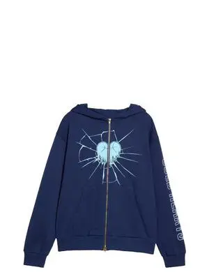 OVERTIME Elite Cold Hearts Graphic Fleece Hoodie - Blue