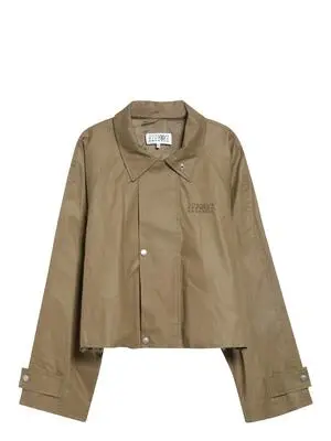 MAISON MARGIELA Cropped Sports Jacket - Khaki