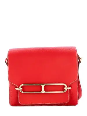Hermès Roulis Bag Clemence 23 - Red