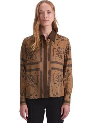 SPORTSCRAFT Sportscraft Sadie Horse Print Long Sleeve Shirt