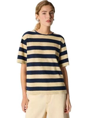 WHISTLES Wide Stripe T-shirt