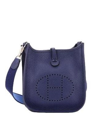 Hermès Evelyne Bag Gen Iii Clemence Tpm - Blue