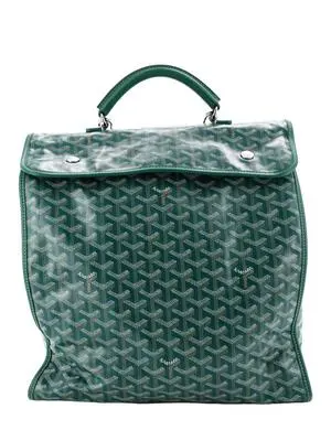 Goyard Saint Leger Briefcase Backpack Coated Canvas - Green