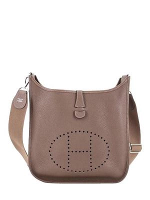 Hermès Evelyne Bag Gen Iii Clemence Gm - Grey