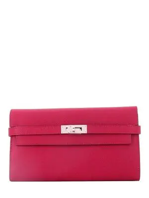 Hermès Kelly Wallet Epsom Long - Red