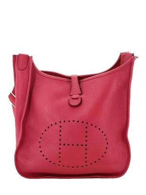 Hermès Evelyne Bag Gen Iii Clemence Pm Red