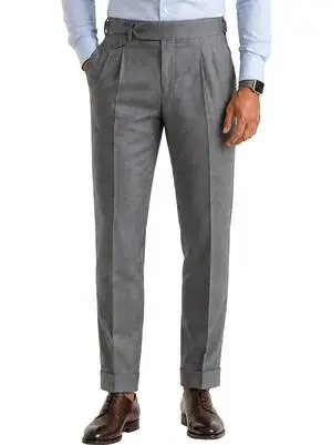 MACEOO Marthyr Pleated Trousers - Grey
