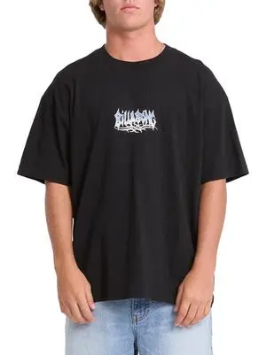 BILLABONG Barb Og Loose Fit Short Sleeve Performance Rashguard - Black