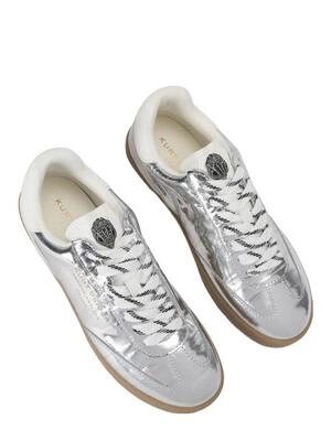 Kurt Geiger Barbican Leather Sneaker - Open Grey