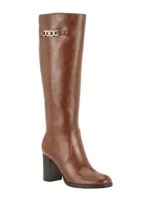 Tommy Hilfiger Poura Knee High Boot - Chestnut