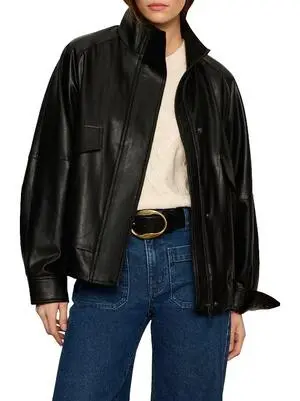 Sanctuary Alana Faux Leather Jacket - Black