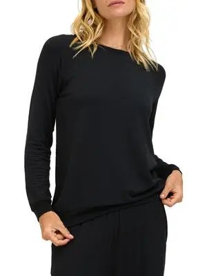 THREADS 4 THOUGHT Priscilla Feather Fleece Sweatshirt - Black