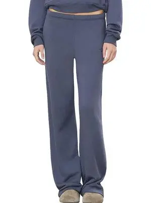 Eterne Oversized Wide Leg Pants Washed Navy