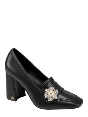 Karl Lagerfeld Paris Savannah Ii Square Toe Pump - Black