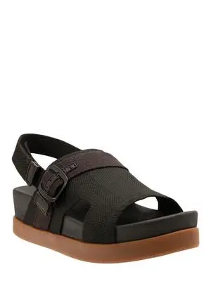 REVITALIGN Remi Flatform Sandals - Black