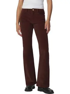 Joe's Jeans Inez High Waist Bootcut Corduroy Jeans - Chocolate