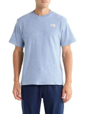 RHYTHM Stripe Cotton Blend Terry T-shirt