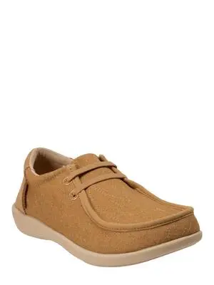 REVITALIGN Casual Lace-up Textured Sneaker - Tan