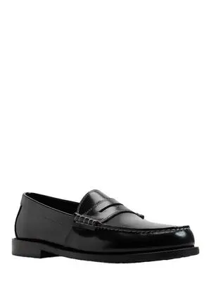 Aldo Emil Leather Penny Loafers - Black